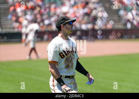 San Francisco Giants' Mike Yastrzemski, from left, Brett Wisely, Joey ...