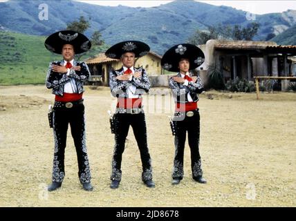 MARTIN SHORT, STEVE MARTIN, CHEVY CHASE, !THREE AMIGOS!, 1986 Stock ...