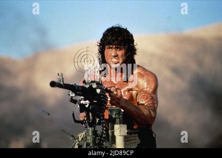 RAMBO III (1988) SYLVESTER STALLONE MULLET, BANDANA RM3 027 Stock Photo ...