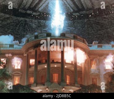 Spaceship Destroys Whitehouse Film Independence Day (USA 1996) Director ...