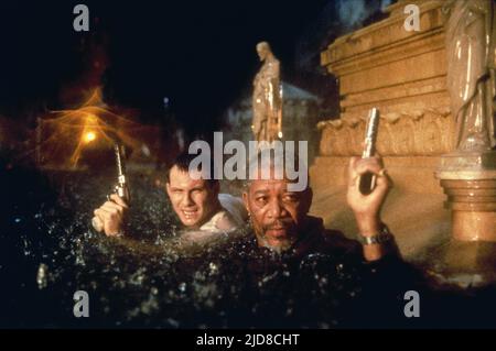 Christian Slater & Morgan Freeman Film Hard Rain (1998) Characters: Tom ...