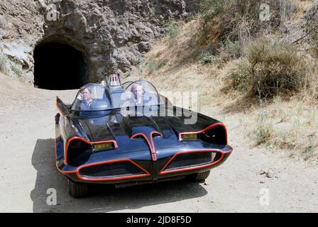 Adam West and Burt Ward as Batman and Robin, "Batman" circa 1966. File ...