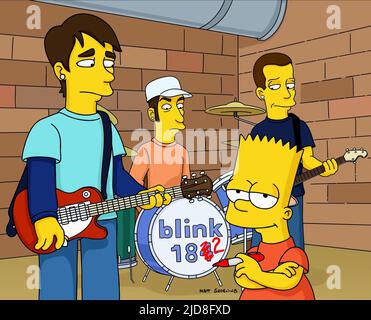 BART SIMPSON, BLINK 182, THE SIMPSONS : SEASON 14, 2002 Stock Photo - Alamy