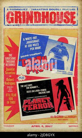 MOVIE POSTER, GRINDHOUSE, 2007 Stock Photo - Alamy