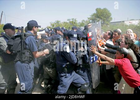 RIOT SCENE, DISENGAGEMENT, 2007 Stock Photo - Alamy