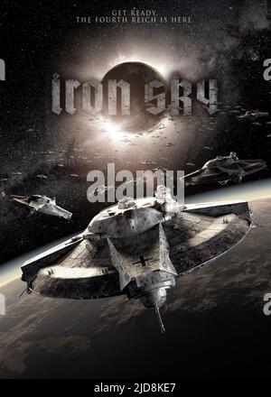 SPACECRAFT MOVIE POSTER, IRON SKY, 2012 Stock Photo - Alamy