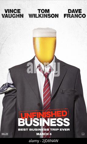 MOVIE POSTER, UNFINISHED BUSINESS, 2015 Stock Photo - Alamy