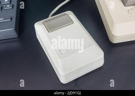 An original Apple Macintosh (1984) computer designed by Steve Jobs ...