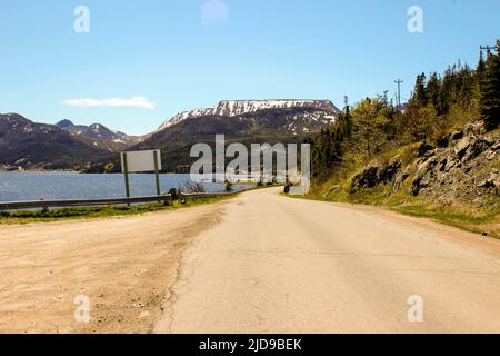 woody point newfoundland, views from a lookout Stock Photo - Alamy