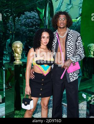 Breah Hicks , Jalen Green Milan Fashion Week - Men S/S 2023 Versace ...