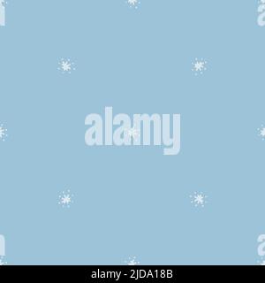 Christmas gender neutral snowflake seamless vector pattern. Masculine ...