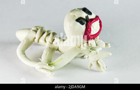 Colorful (Plasticine or Clay) Anxious Dog, Trevor Henderson, created by ...