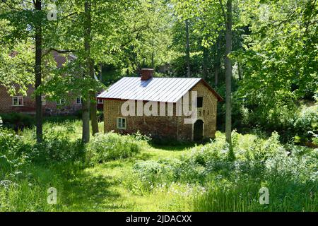 Fagervik manor park. The manor is from 1762 in Inkoo, southern Finland ...