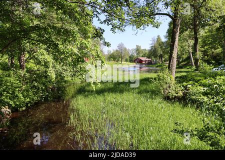 Fagervik manor from 1762 in Inkoo, southern Finland Stock Photo - Alamy