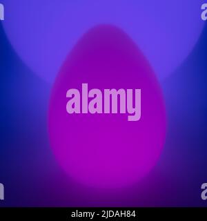 Glowing oval shaped orb, spherical orb in background Stock Photo - Alamy