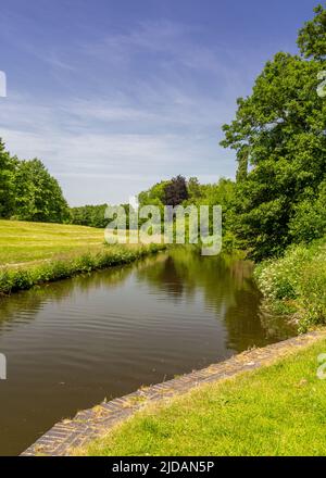 Stack pools in Springfield park, Kidderminster, Worcestershire, England ...