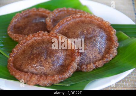 North Borneo home made traditional Kuih Gula Melaka. Sabah Malaysia ...