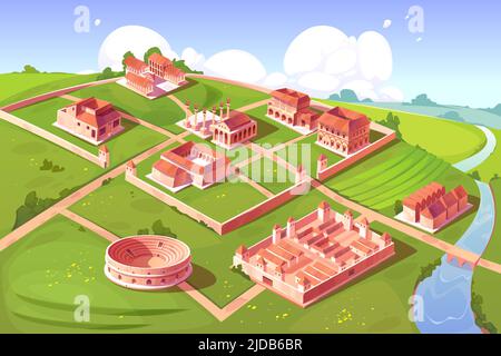 column ancient rome isometric icon vector illustration Stock Vector ...