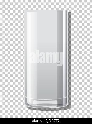 Empty collins glass isolated illustration Stock Vector Image & Art - Alamy