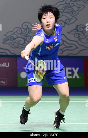 Jakarta, Indonesia. 17th June, 2022. Malaysia's Chen Tang Jie (L ...