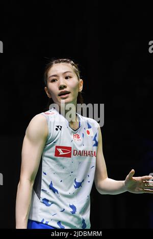 Jakarta, Indonesia. 19th June, 2022. Chiharu Shida (JPN) Badminton ...