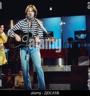 Gunter Gabriel, deutscher Schlager- und Countrysänger, singt bei einem ...