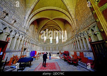 Durham Cathedral Chapter House with the Canons seat and its domed roof ...