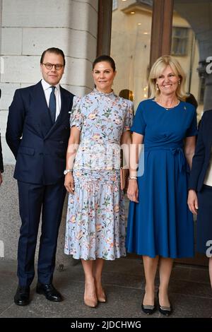 Sweden's Minister for Foreign Trade, Anna Hallberg, John Elkann, Crown ...
