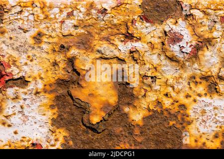 Chipped paint rusty textured metal background Stock Photo - Alamy