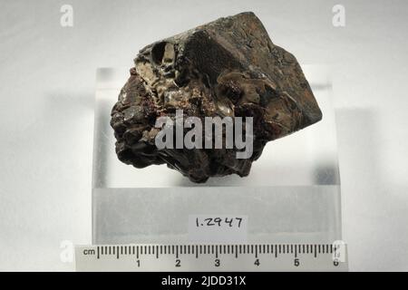 Franklinite. minerals. North America; USA; New Jersey; Sussex County ...