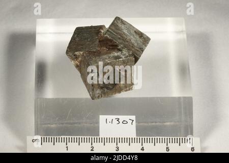 Pyrite. minerals. Europe; England; Devonshire; Tavistock Stock Photo ...