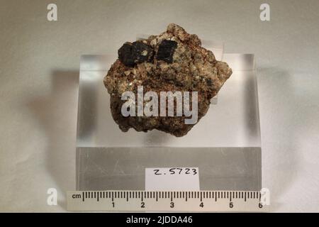 Perovskite. minerals. Asia; Russia; Urals, Zlatoust Stock Photo - Alamy
