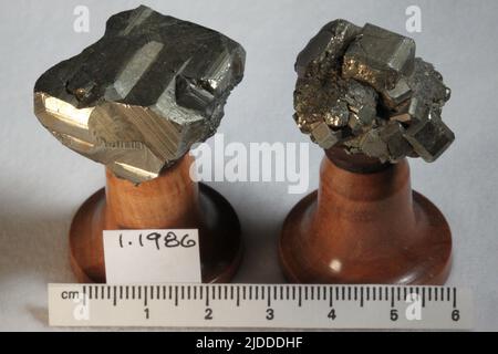 Pyrite. minerals. North America; USA; New York; Oneida County; Rome ...