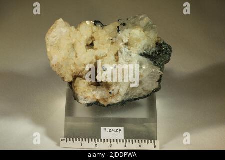 Dolomite. minerals. Europe; Italy; Piemont Region; Traversella Stock ...