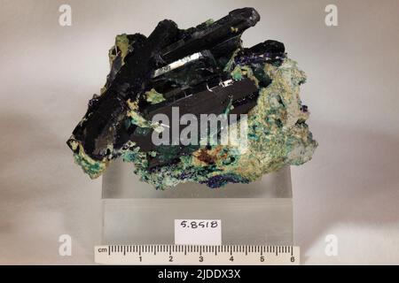 Azurite. minerals. Africa; Namibia; Tsumeb Stock Photo - Alamy