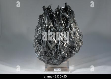 Stibnite. minerals. Asia; Japan; Ehime Prefecture; Saij?, Ichinokawa ...