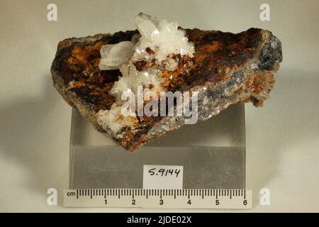 Cerussite. minerals. North America; USA; Arizona; Yuma County Stock ...