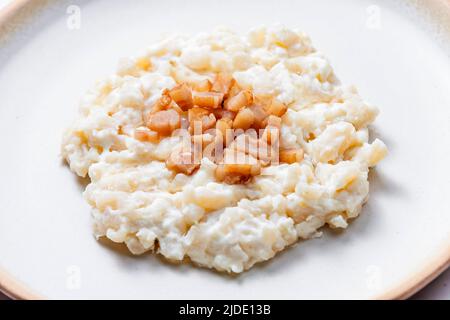 typical Slovakian food called halusky Stock Photo - Alamy