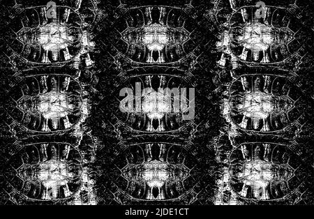 Distressed overlay texture of closeup seashell armor. grunge background ...