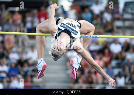 Marija Vukovic (Montenegro). High Jump Silver Medal. European ...