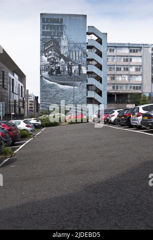 dh University of strathclyde STREET MURAL GLASGOW Technology Innovation ...