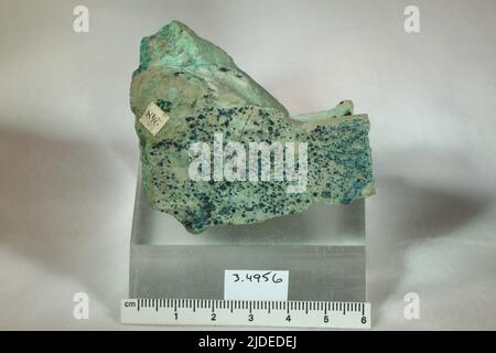 Cornetite. minerals. Africa; Zaire; Elizabethville; Mine de l'Etoile ...