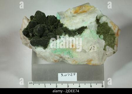 Olivenite. minerals. Europe; England; Cornwall; Wheal Unity Stock Photo ...