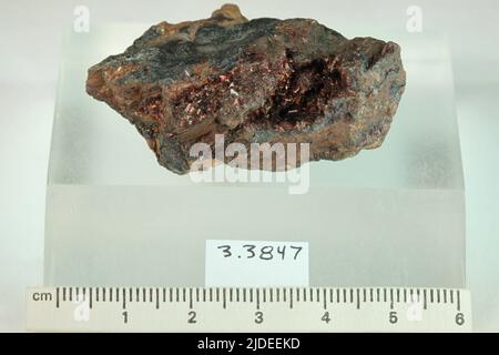 Strengite. minerals. Europe; Germany; Hessen, Giessen Stock Photo - Alamy