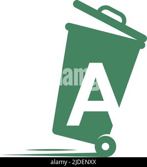 Letter S Rubbish. Trash font. garbage alphabet. Lettering litter Stock ...