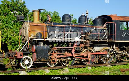 old locomotives and trains in trinidad on cuba Stock Photo - Alamy