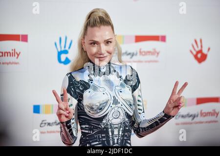 Hamburg, Germany. 20th June, 2022. The Danish singer Whigfield comes to ...