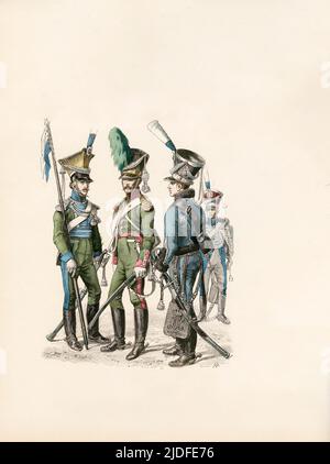 German uniforms of the 19th century, Guard - Infantry: Bavaria ...