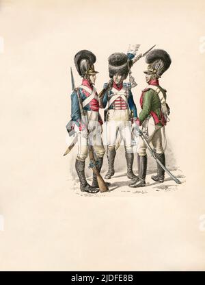 German uniforms of the 19th century, Guard - Infantry: Hanover, tambour ...