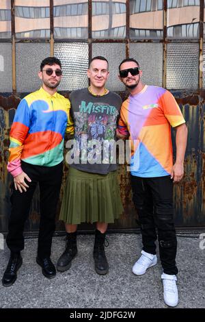 Milan, Italy, 19/06/2022, Luca De Gregorio , Simone Giani Milan Fashion ...